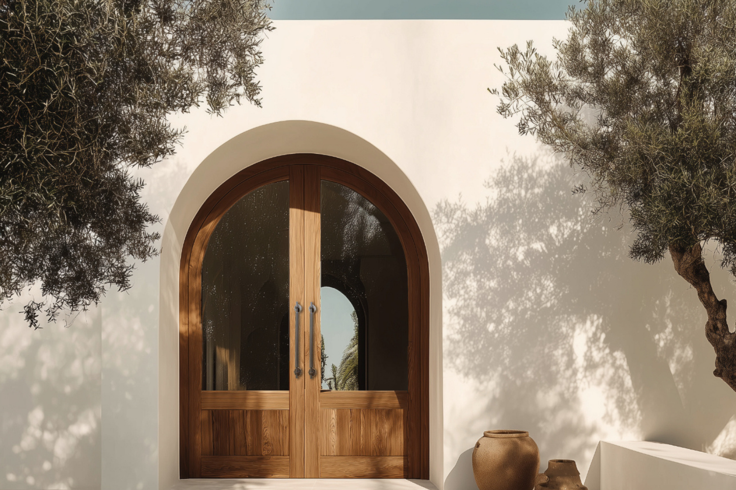 Michelle Entry Door Raw HARDWOOD complete set – Hardware Concepts