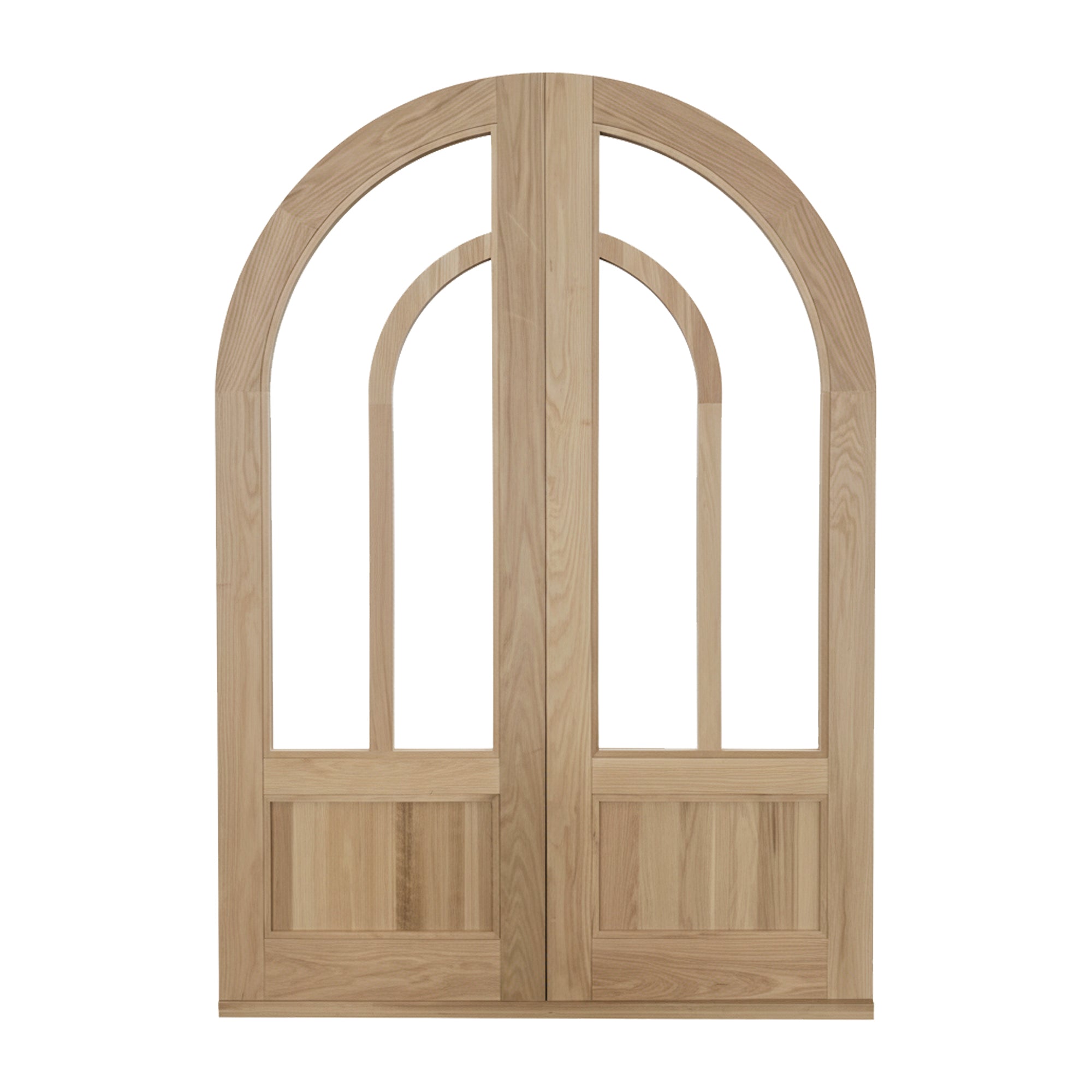Audrey Entry Door Raw HARDWOOD complete set – Hardware Concepts
